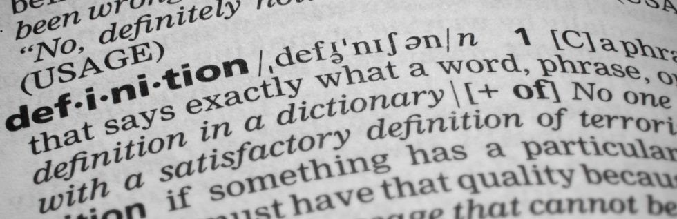 Definition in Dictionary