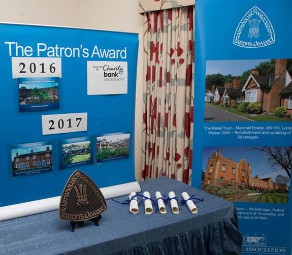 Royal Vice Patron presents Patron's Awards | The Almshouse Association