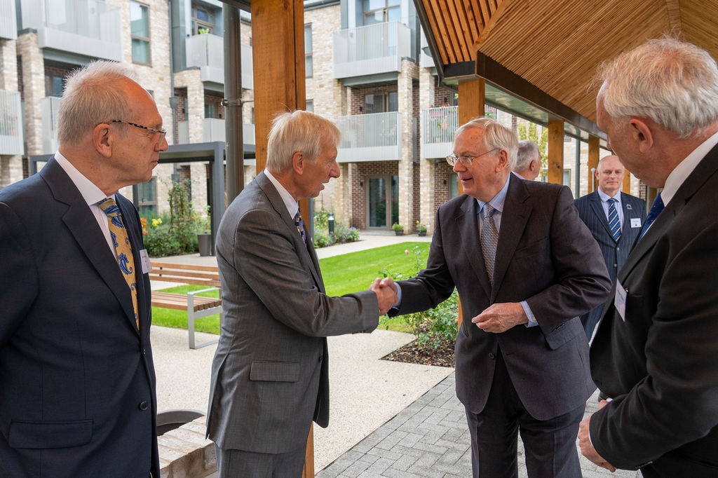 Three almshouse visits in a month for the Association's busy Royal Vice ...