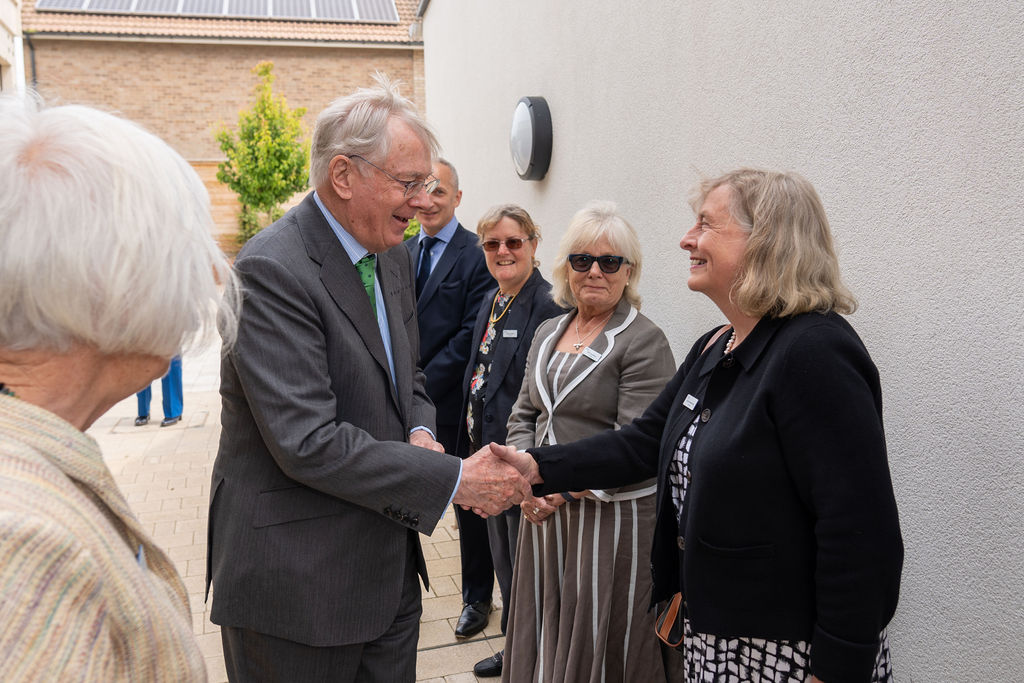 Girton Town Charity welcomes HRH Duke of Gloucester | The Almshouse ...