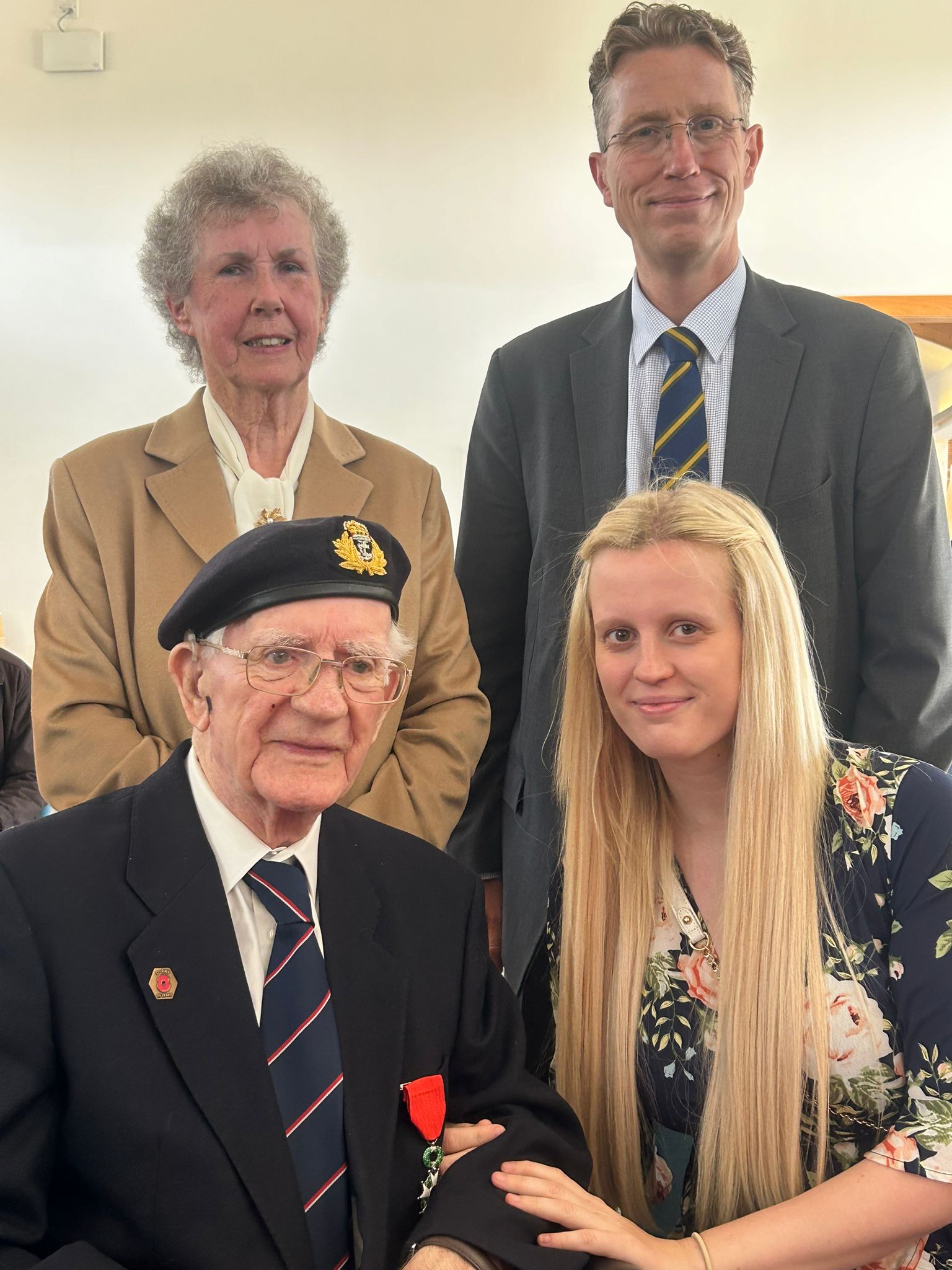 Almshouse resident and veteran attends DD celebrations | The Almshouse ...