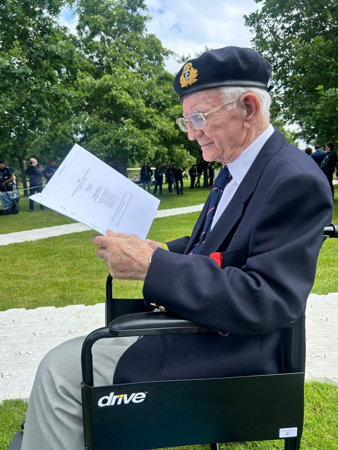 Almshouse resident and veteran attends DD celebrations | The Almshouse ...