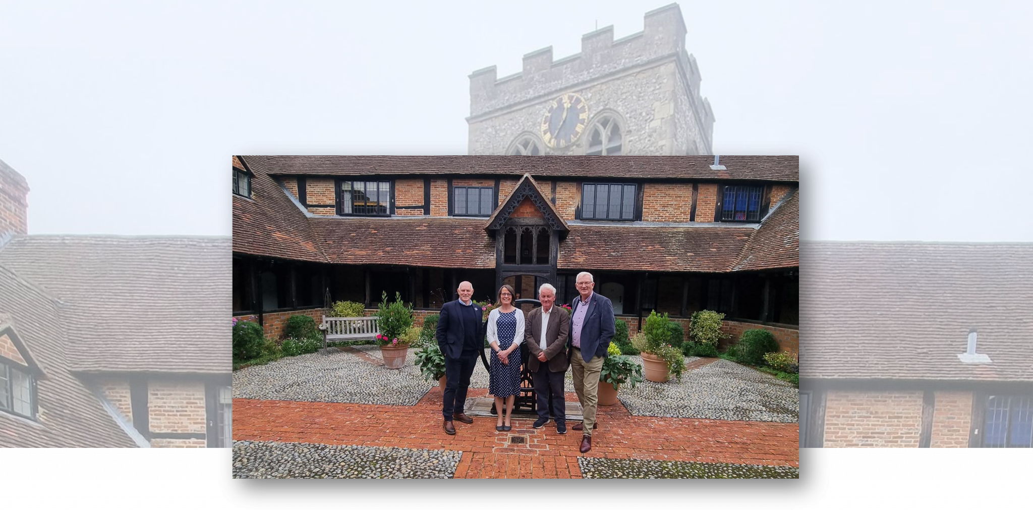 Recording the next ‘Alms Around’ podcast at Ewelme Almshouses | The ...